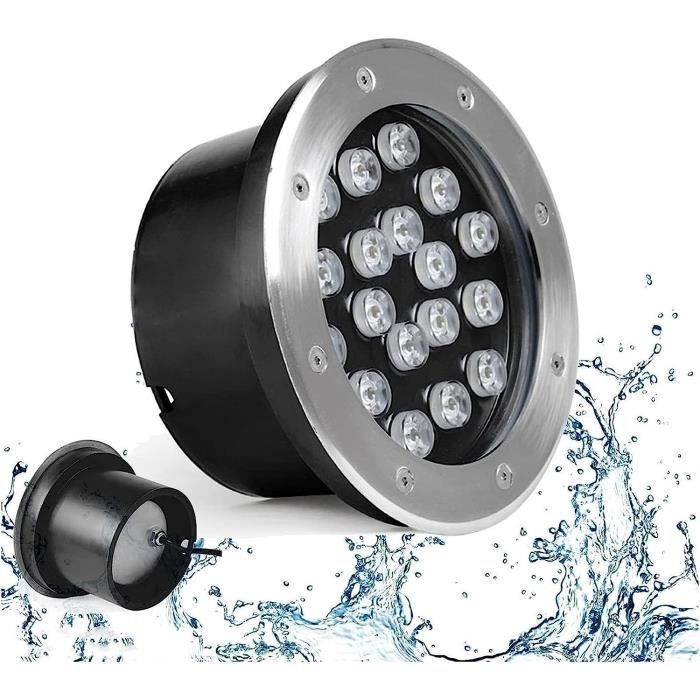 Lumière Led Submersible - Spot Led Sous Marin, 12V Ip68 Étanche Acier ...