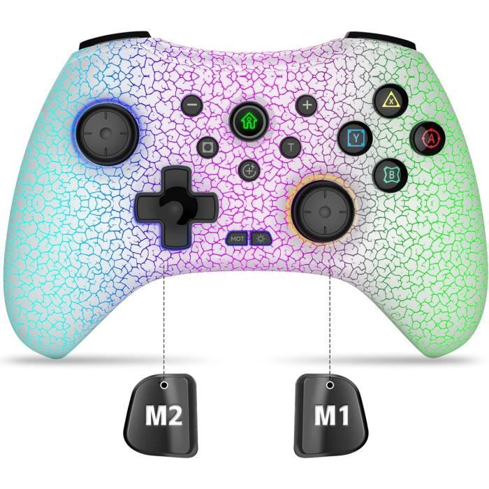 Contrôleur Sans Fil Pour Switch-Lite-Oled, Ps3-Ps4-Ps5, Contrôleur Bluetooth Pour Windows Pc-Ios ...