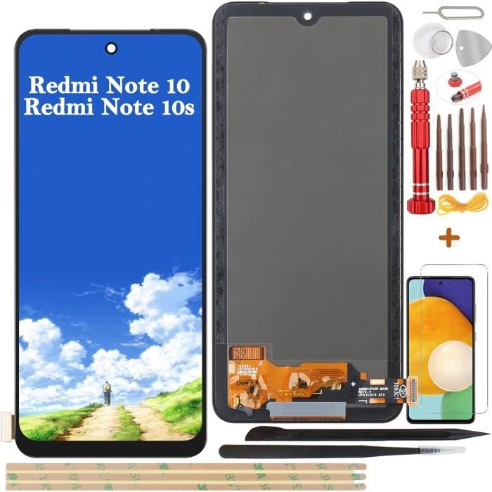 Écran LCD Xiaomi Redmi Note 10/Redmi Note 10S incell Ensemble noir ...