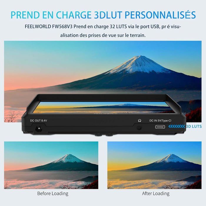 Fw568 V3 Moniteur De Champ Pour Appareil Photo Reflex Numérique 6" Avec ...