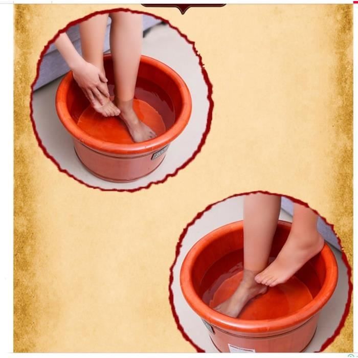 Foot Bath Pied Barrel Foot Massage Bassine Bois Foot Bath Bain De Pieds ...