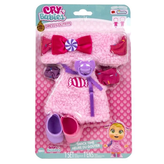IMC TOYS - Cry Babies Dressy - Assortiment Tenue CDU - Rose - Mixte ...