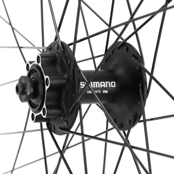 Roue VTT - VELOX - Karma Disc - Moyeu Shimano M475 - Noir - 32 rayons ...
