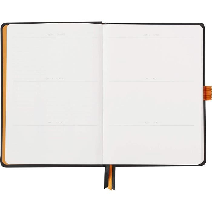 RHODIA 118571C - Carnet Rigide Bullet Journal Goalbook Noir - A5 ...
