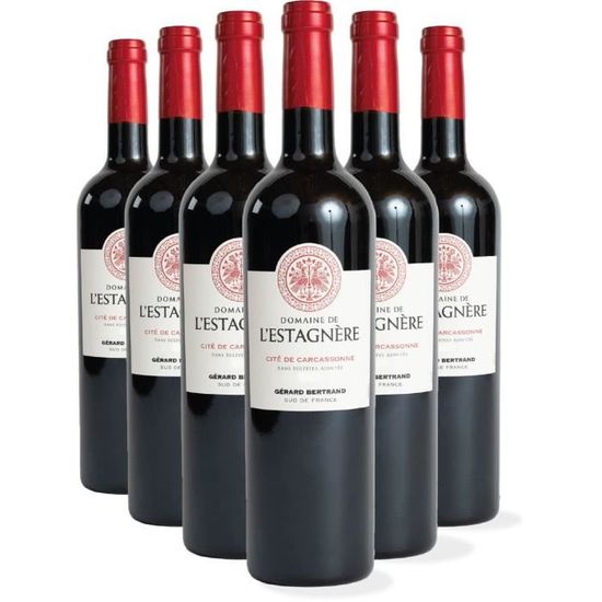 Domaine de l'Estagnère - Cité de Carcassonne - Vin rouge x6 - La cave ...
