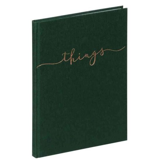 Carnet things, format A5, uni, vert foncé - Cdiscount Beaux-Arts et ...