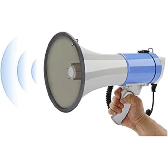 Mégaphone extérieur 50w - POCHY - Mégaphone enregistrable - Volume Fort ...