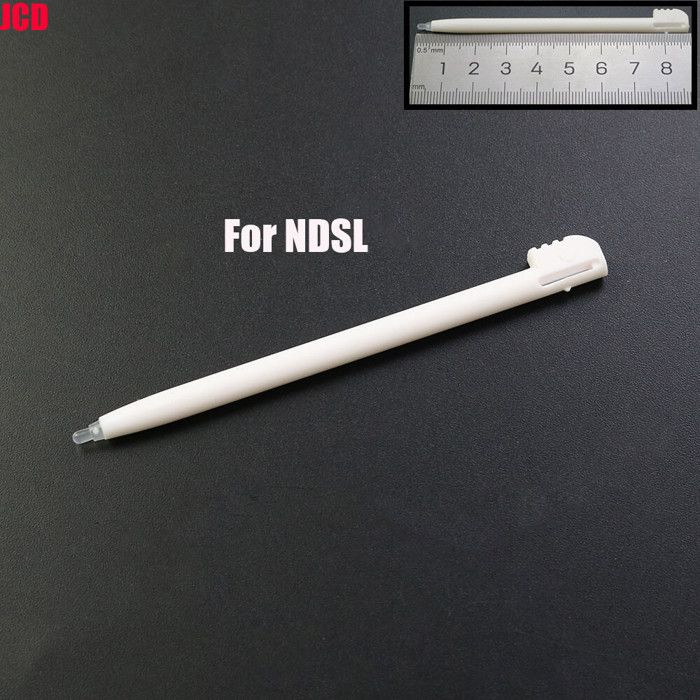 Stylet télescopique en plastique blanc pour écran tactile,métal,2DS,3DS ...