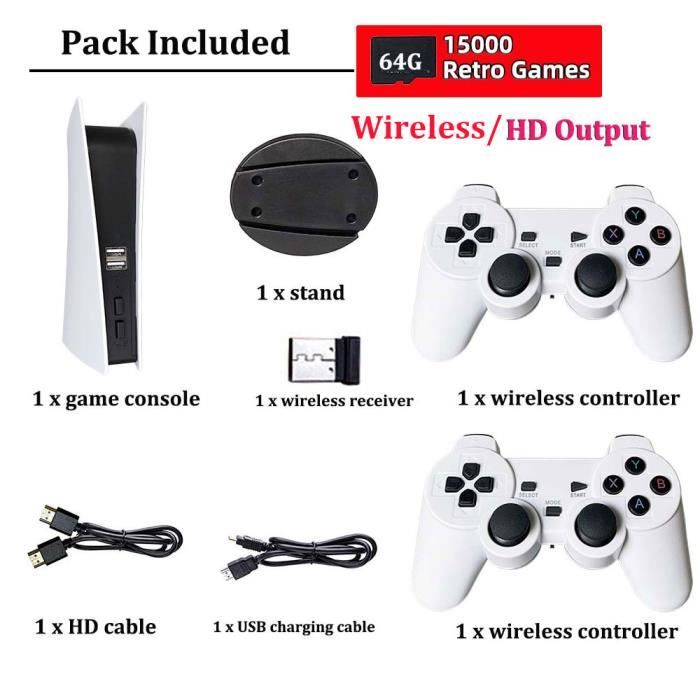 GS5 PRO-Game Station 5 Pro avec manette sans fil pour PS1 Atari ...