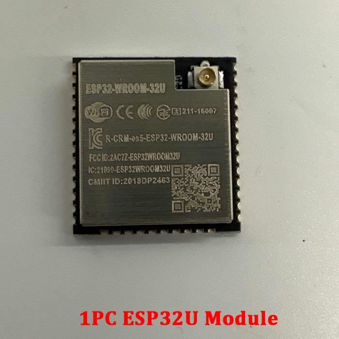 1 Module Esp32u 2 1pc Esp32 Wroom 32 Esp32 Wroom Esp 32 Sans Fil Tech Touristes Core Cpu Mcu