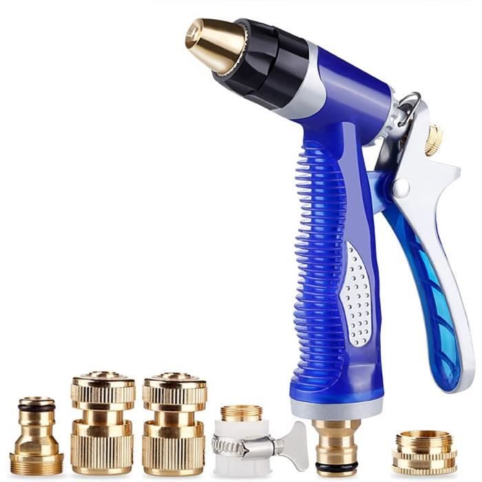 Pistolet d'arrosage pour Tuyau d'arrosage à Haute Pression avec Lance en Bronze,pulvérisateur ...