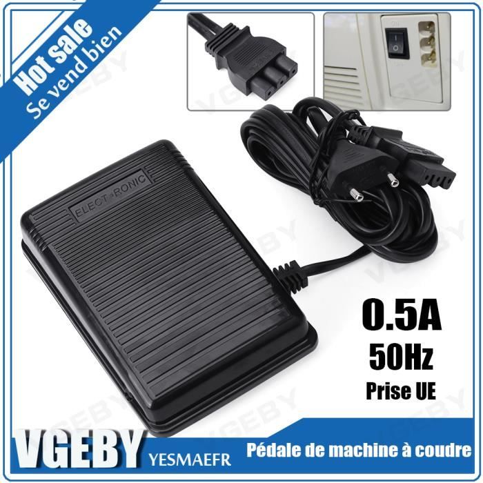 Pédale de machine à coudre - Singer - Noir - Contrôleur de pied 1pc ...