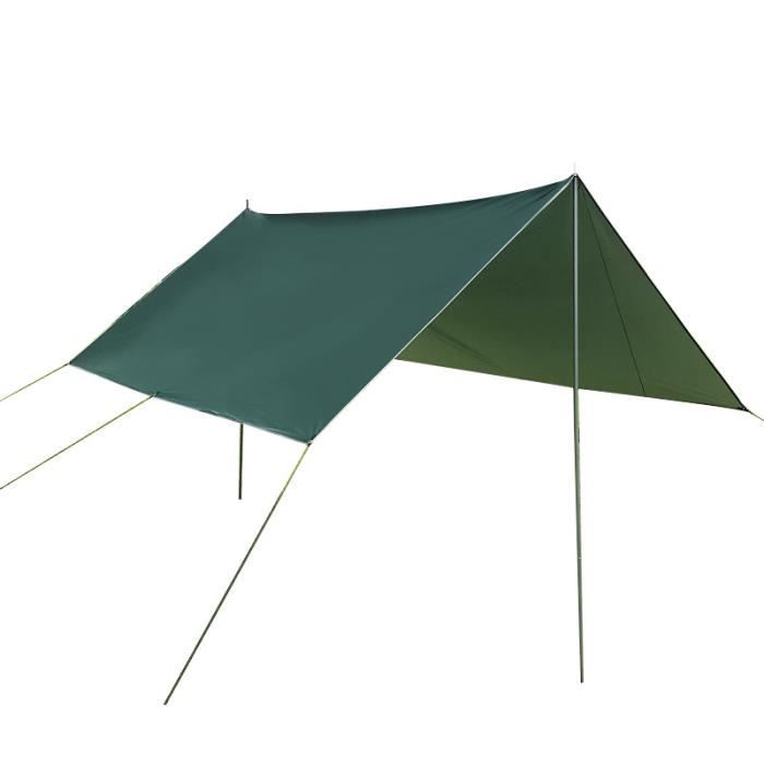 Bâche Anti-Pluie,3x3m Camping Bâche, PU 3000mm Imperméable Tarp Rain ...