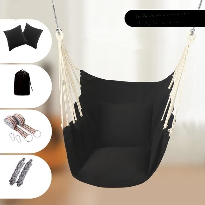 Fauteuil Suspendu Chaise Suspendue De Balance Avec 2 Coussins,Chaise ...