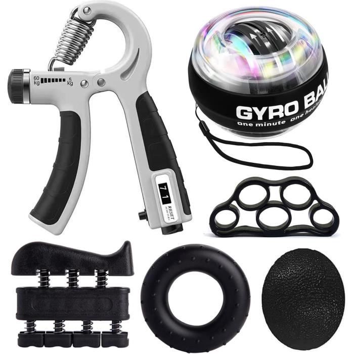 Gyroscope Ball Power Wrist Gyro Ball, Hand Grip Musculation Avant Bras ...