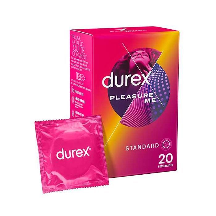 Durex Préservatifs Pleasure Me - 20 Préservatifs Perlés et Nervurés - Cdiscount Au quotidien