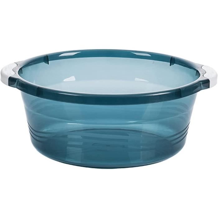 Bassin en plastique rond bassin épaississant lavabo bassin transparent ...