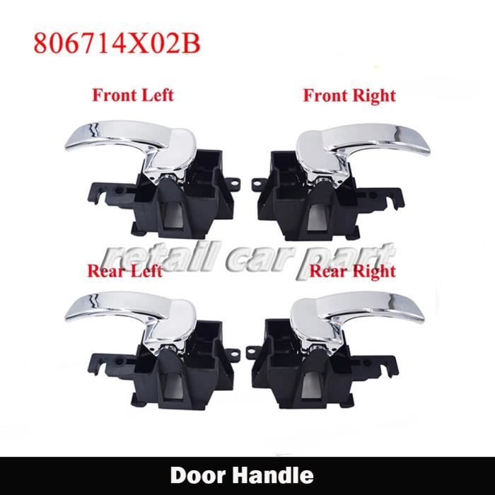 1 ensemble pour 4pc - 1 poignée de porte intérieure de voiture avant ...