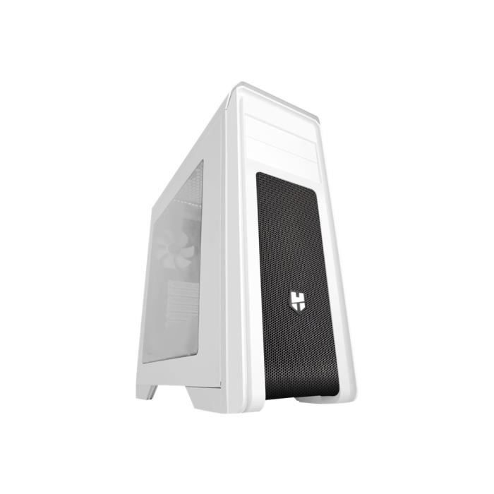 NOX Hummer ZX Zero Edition tour midi ATX pas d'alimentation (ATX) blanc ...