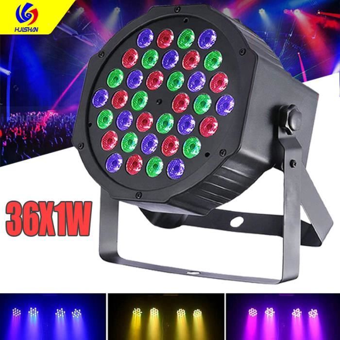 Effets de scène,Lumière Led Par 36x1w RGB de haute qualité,stroboscope ...