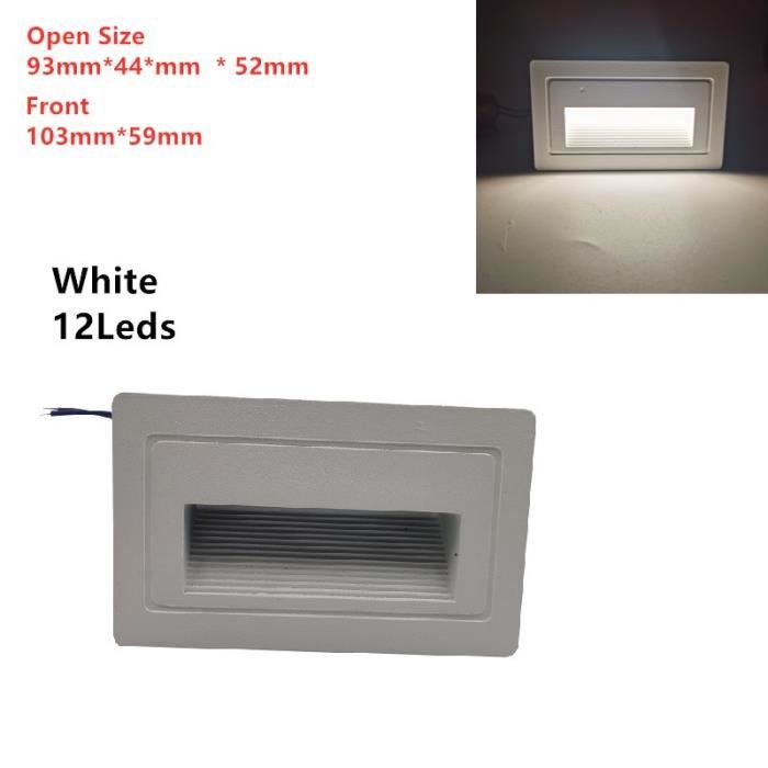 Spot lumineux LED encastrable dans le sol - Rectangle WH W - IP65 ...