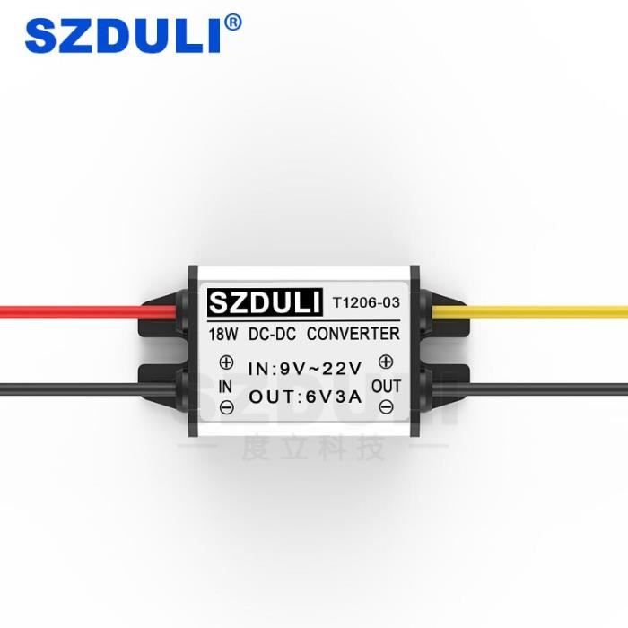 12V to 6V 3A -Transformateur de module d'alimentation cc 12V à 3.3V 3.7V 4.2V 5V 6V 7.5V 9V 3a ...