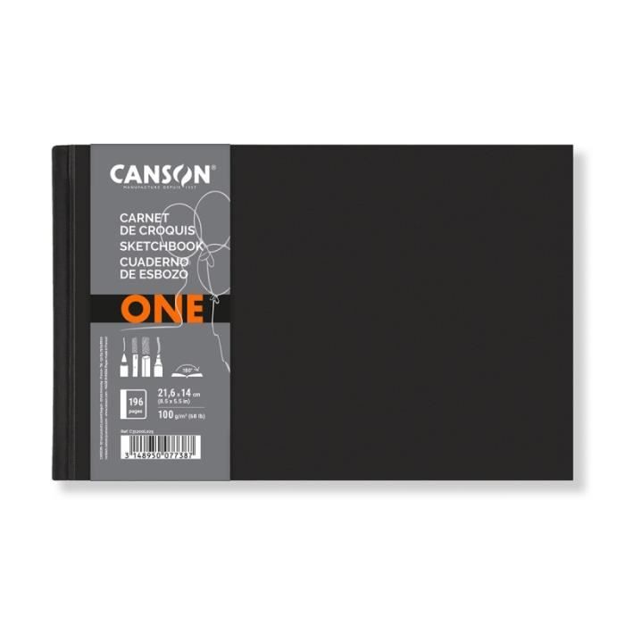 Carnet Art Book One Canson - Croquis - 14 x 21,6 cm - 100 g - 98 ...