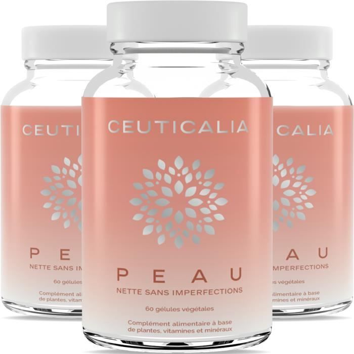 Complément Alimentaire Beauté Peau - Ceuticalia - Anti Point Noir, Acné ...
