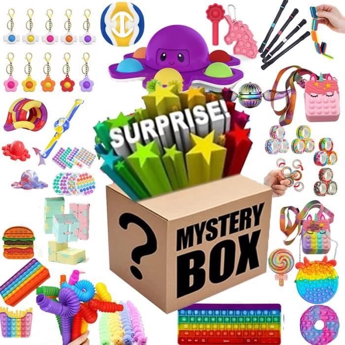 Blind-Boxex Misteriosa Box Pop Fidget Toys Mystery Box Pop Surprises ...