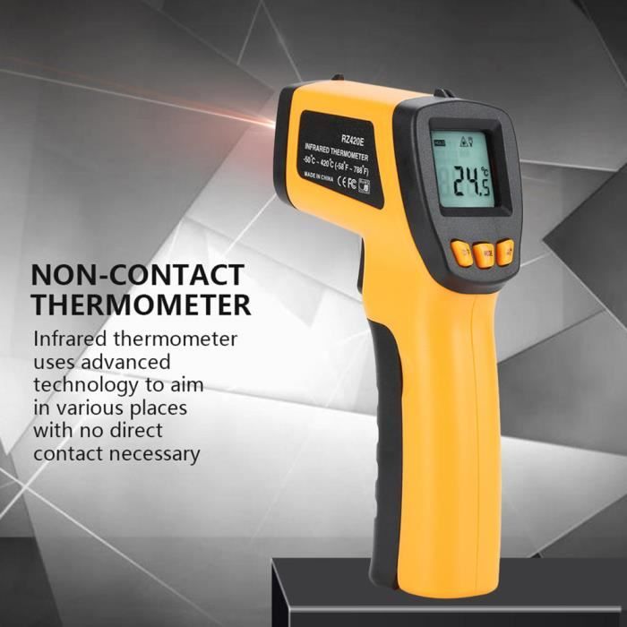 Dilwe thermomètre sans contact Thermomètre numérique infrarouge ...