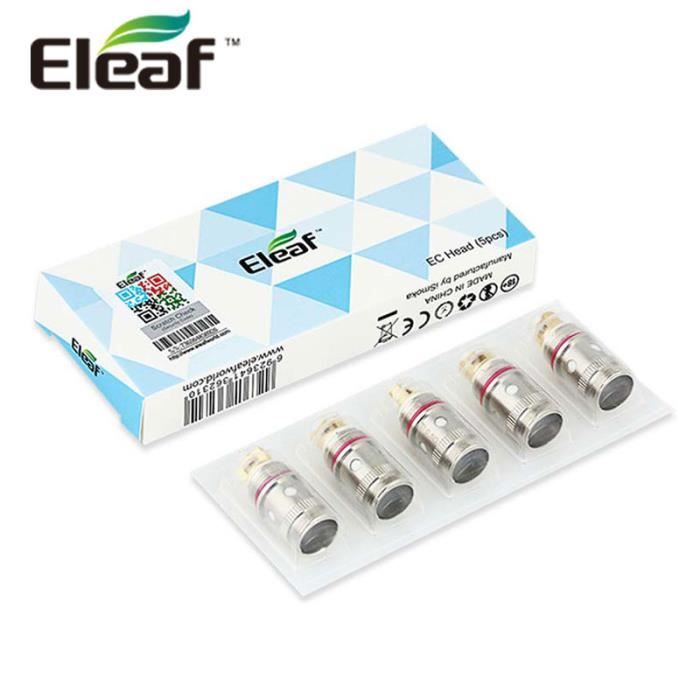 Pack 5 ELEAF EC Coil pour Ismoka iJust 2 / Melo / Melo 2 / Melo 3 ...