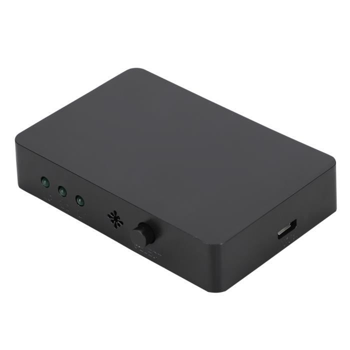 Fdit boîtier de commutation HDMI 3x1 Hub Port Splitter HDMI Switch Box ...