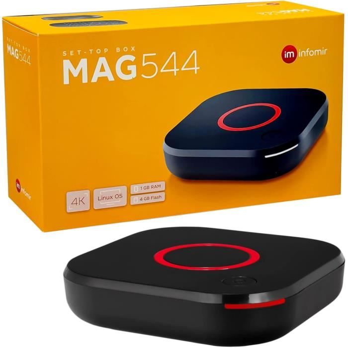 Décodeur Linux 4K MAG 544544w3 Original Infomir hb-digital Set Top Box ...