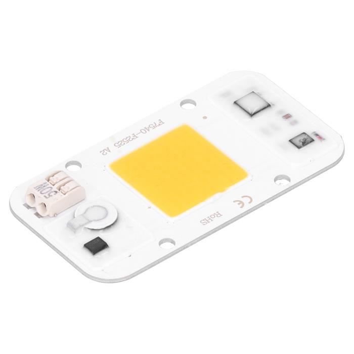 Puce LED 220V COB HURRISE F7540 - Lumière Chaude Blanche Spectre Complet 20W/30W/50W - Cdiscount ...