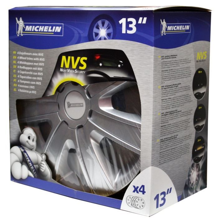 Boite de 4 enjoliveurs MICHELIN 13' NVS 43 - Cdiscount Auto