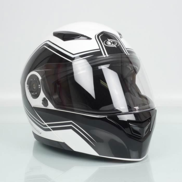 Casque pour moto modulable One Outline 2.0 blanc noir homme femme ...
