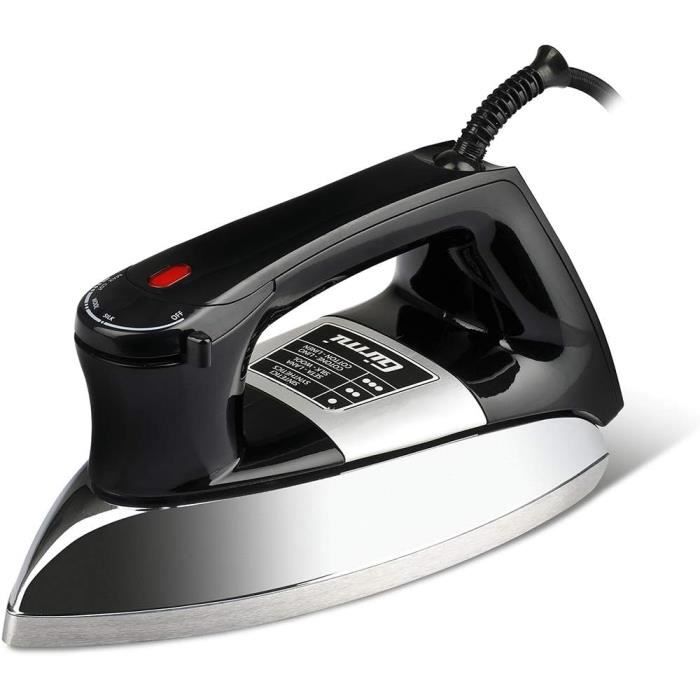 Le Fer De Repassage À Sec, 900 W, Alluminio, Nero[J208] - Cdiscount ...