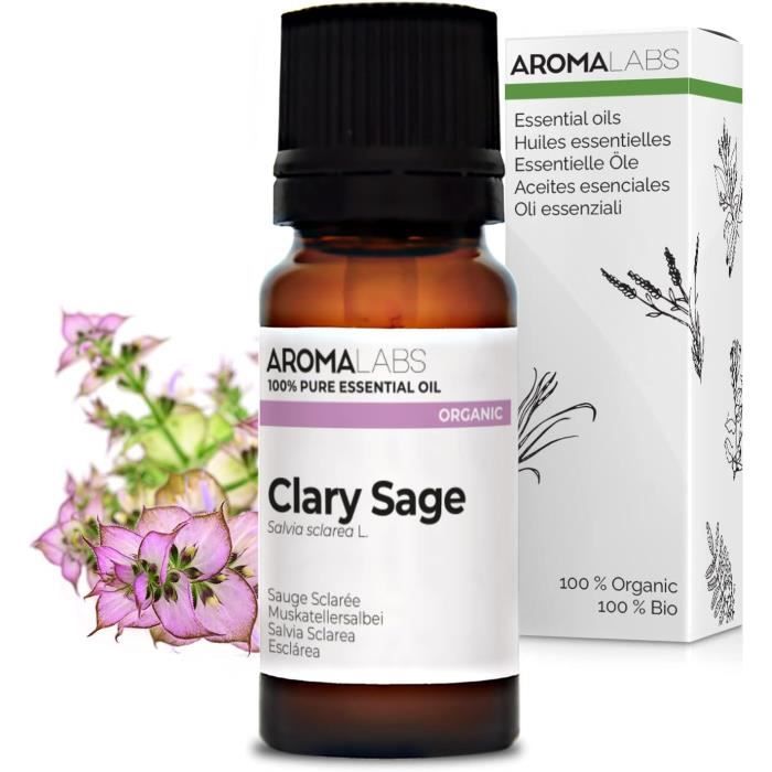 Huile Essentielle Sauge Sclarée - 10Ml - 100% Pure, Naturelle ...