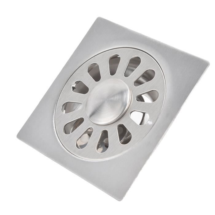 Drain de sol - SHIPENOPHY - Siphon de douche en inox - 10x10 cm ...