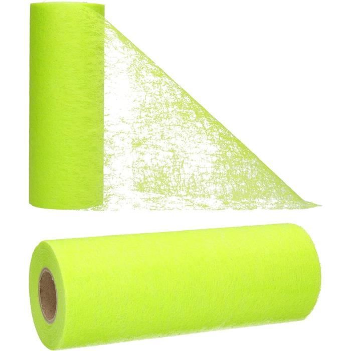 AmaCasa Chemin de Table Non tissé Courroie de Table Ruban de Table Non tissé Mariage Communion ...