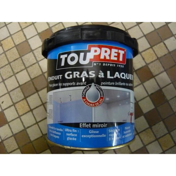 Enduit gras à laquer 1kg TOUPRET - Cdiscount Bricolage