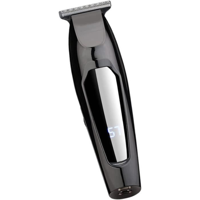 Tondeuse Sans Fil Coupe De Cheveux Machine À Raser Ciseaux Homme Noir ...