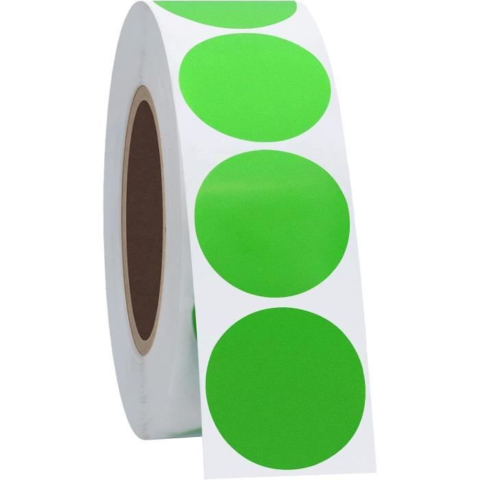 25Mm Circular Autocollant Adhesive Point Color Coding Label Small ...