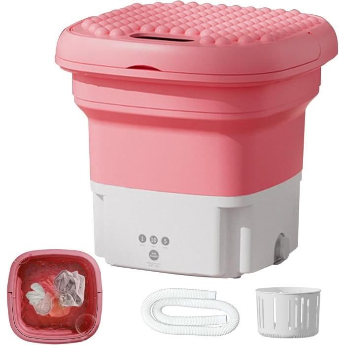 Mini Laveuse Portative De 2,8 L, Petit Seau À Linge Multifonctionnel ...