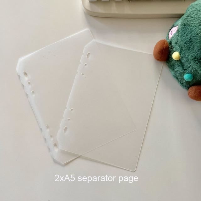 CARNET DE NOTES,Seperator pag-2pc--livre de collection en PU avec ...