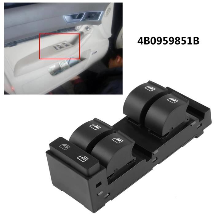 Interrupteur principal de commande de vitre électrique pour Audi A6 S6 ...
