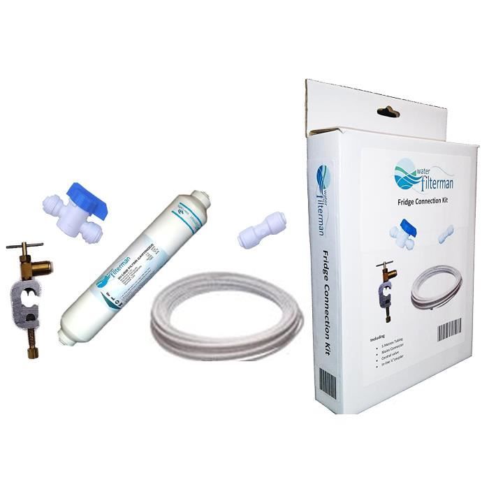 Water Filter Man Kit de raccord avec filtre à eau pour réfrigérateur ...