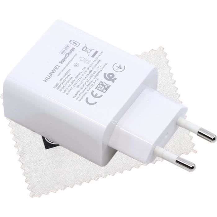 Chargeur Pour Huawei 40W Huawei P40 Pro, P40 Lite, P50 Pocket, P30 Pro, Honor V30, Mate 40 Pro ...