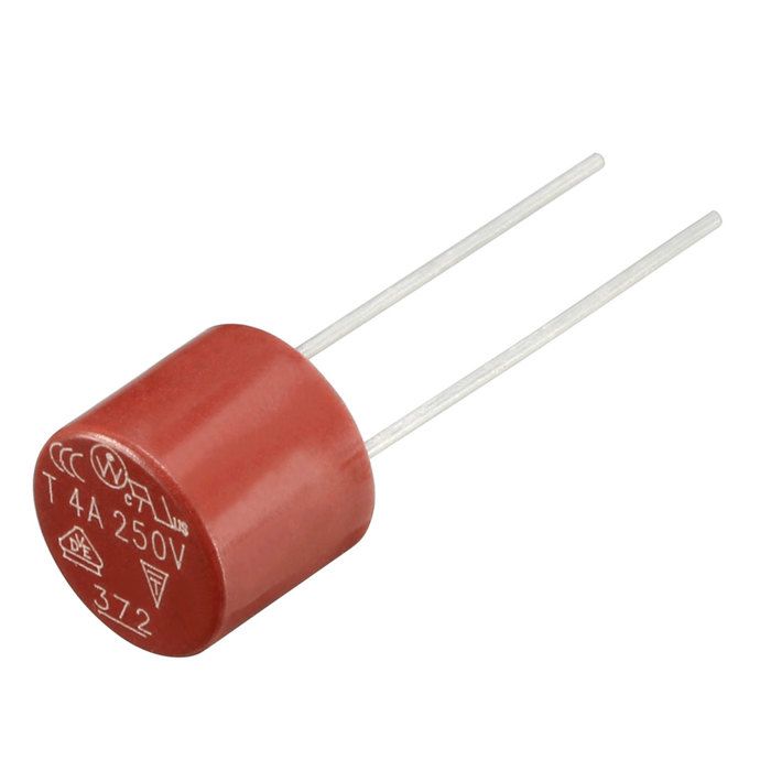 Fusible SOURCING MAP 20Pcs T4A 4A 250V Mont s DIP Lente Cylindre