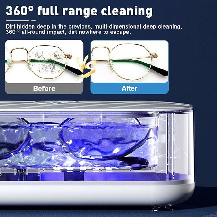 Neteur Ultrasons Lunettes Bac Ultrasons Ultrasonic Cleaner 45000 Hz ...